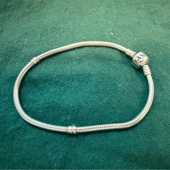 Pandora | Jewelry | Pandora Sterling Silver Snake Chain Bracelet 75 ...